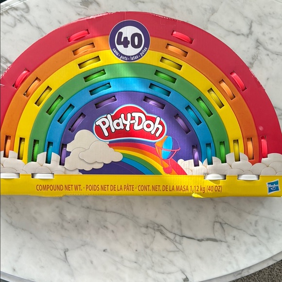 Hasbro | Toys | Hasbro Playdoh Colors Of The Rainbow Container 4 Count ...